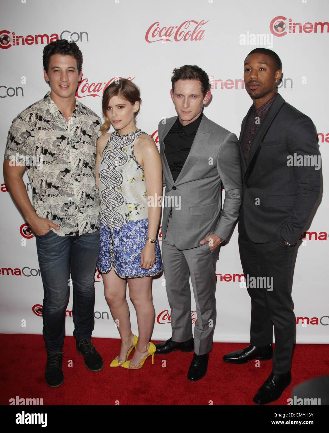 Las Vegas, Nevada, USA. 23rd Apr, 2015. Actors (L-R) Jamie Bell, Kate ...
