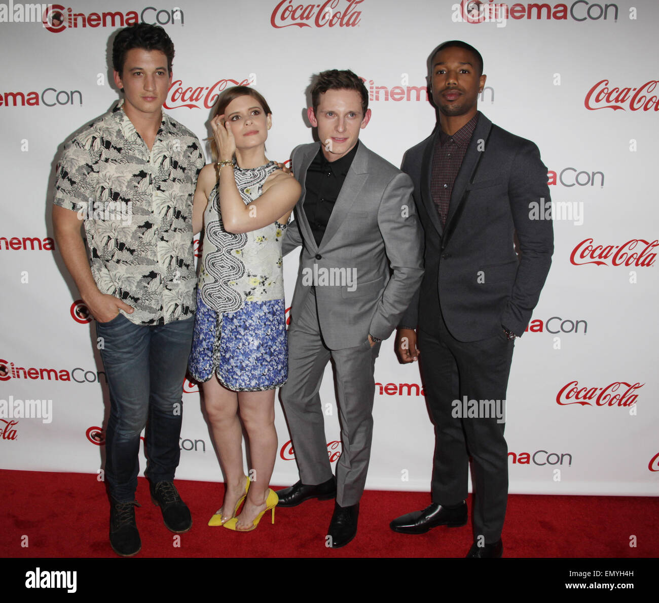 Las Vegas, Nevada, USA. 23rd Apr, 2015. Actors (L-R) Jamie Bell, Kate ...