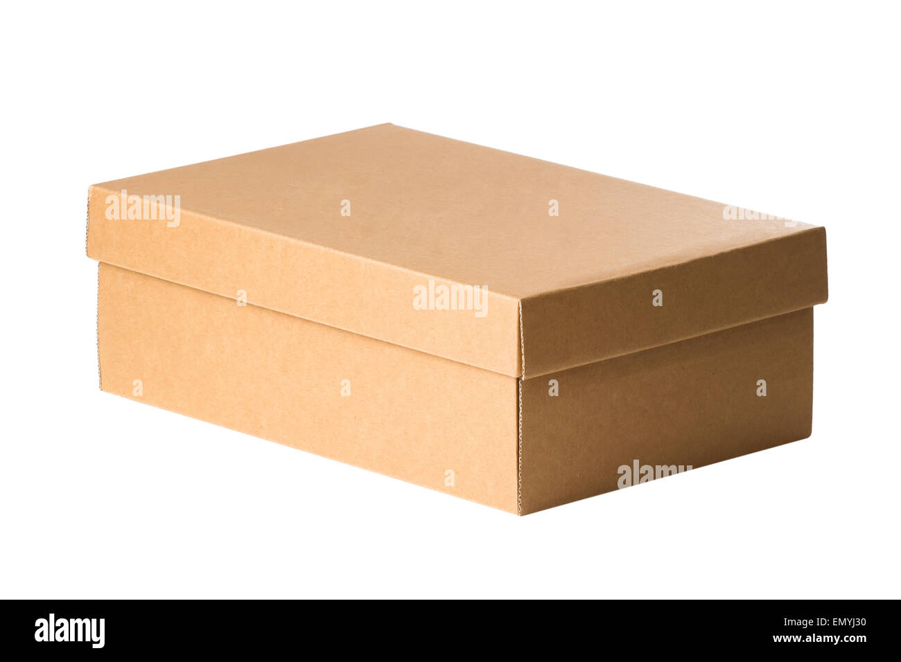 Closed cardboard box Stock Photo - Alamy