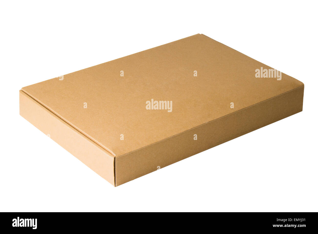 Closed cardboard box Stock Photo - Alamy