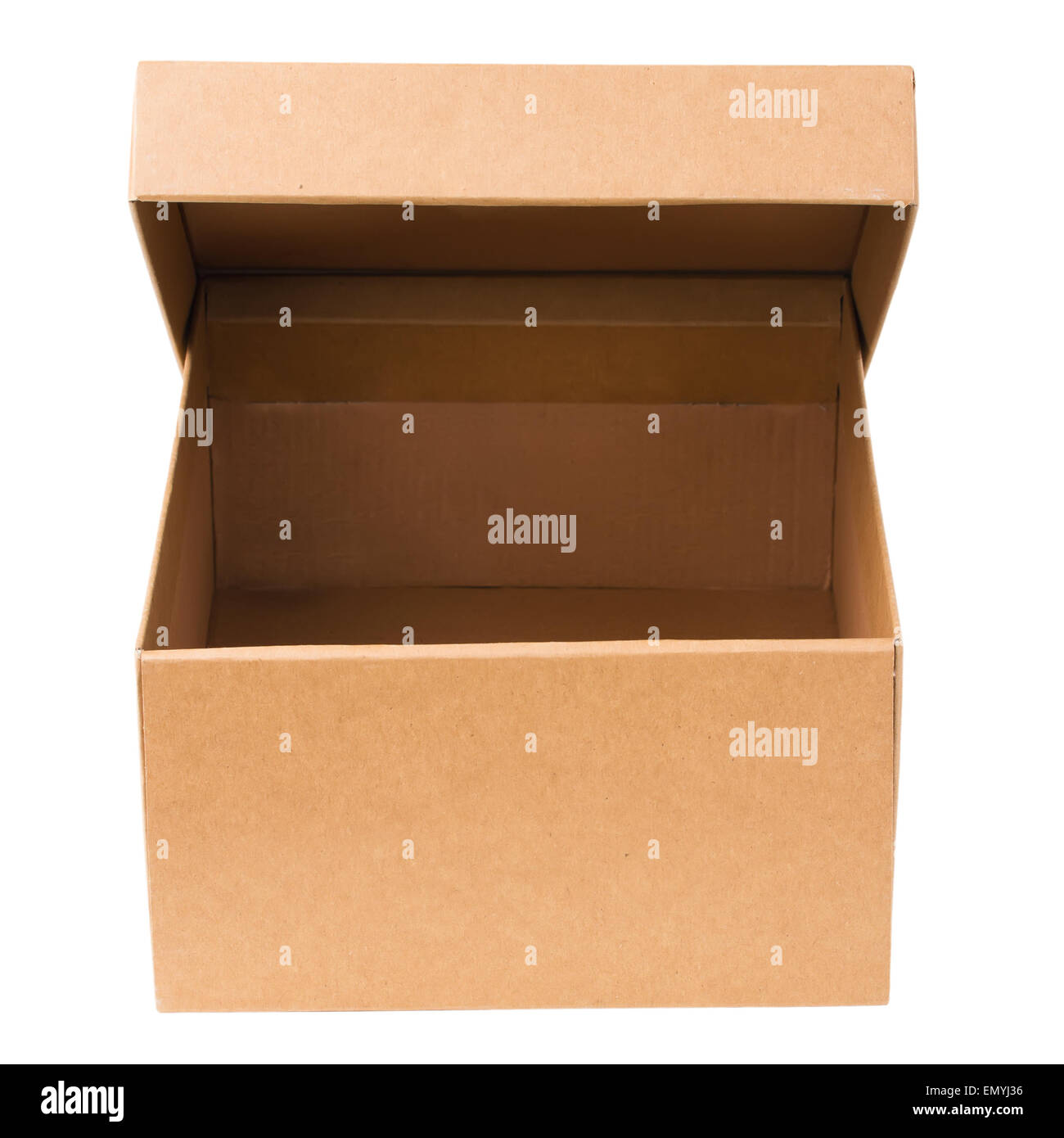 Opened gift box blank Cut Out Stock Images & Pictures - Alamy