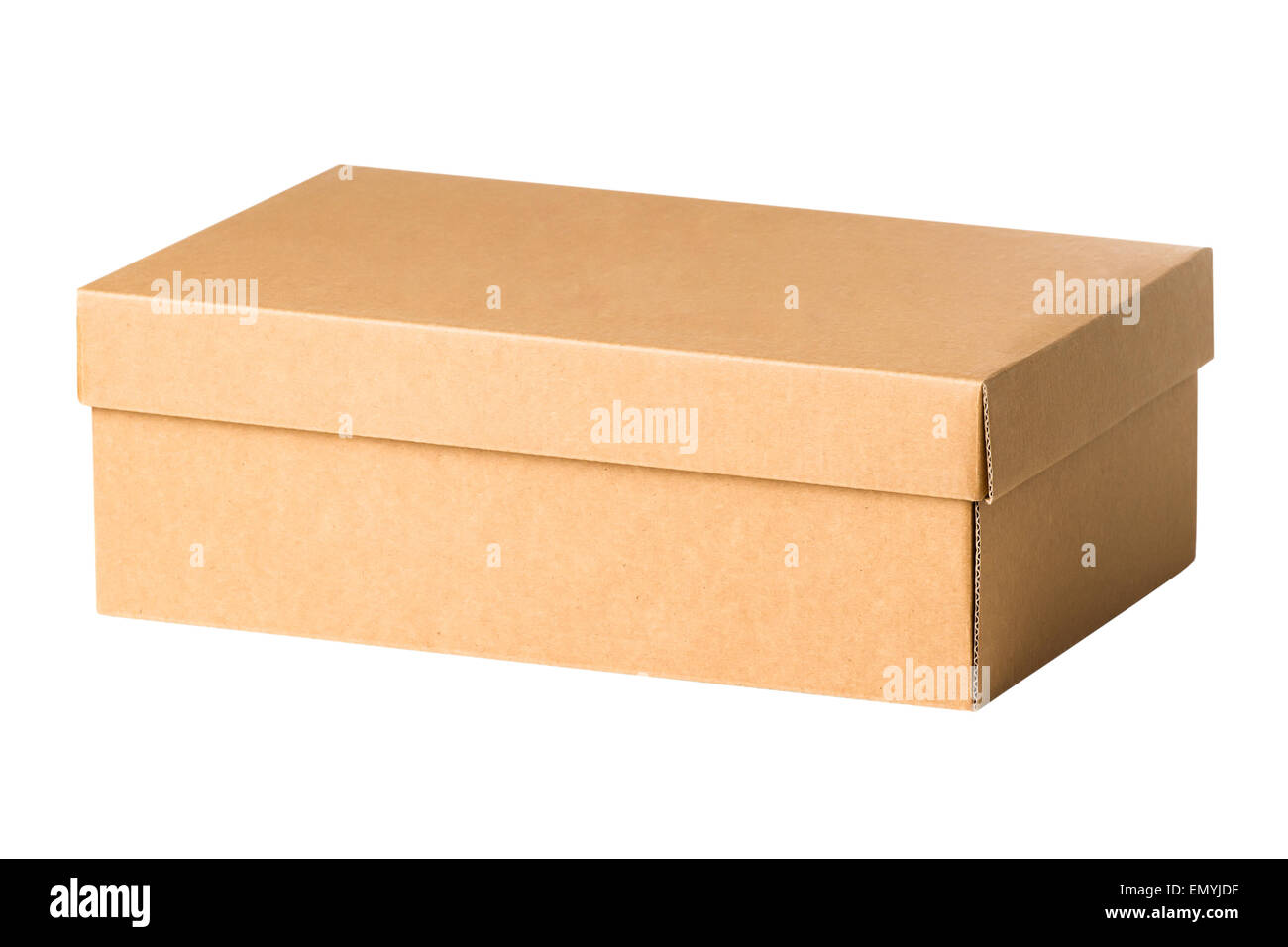 Closed cardboard box Stock Photo - Alamy