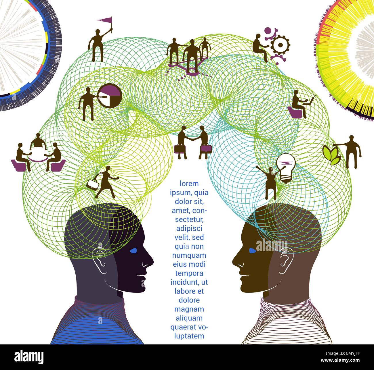 Science Business Collaboration Stock Vector Images Alamy