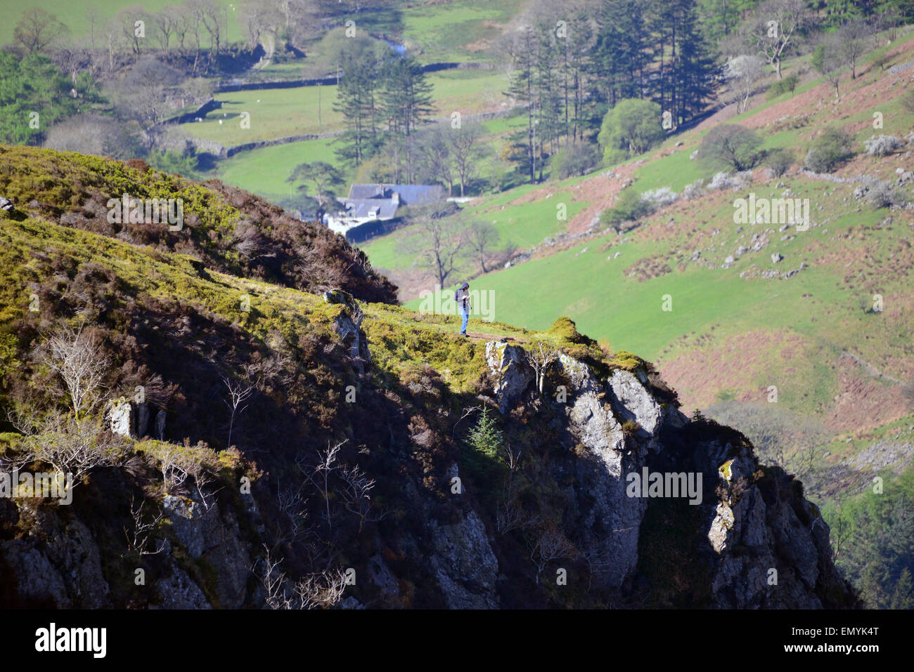 Mach Loop cad mid wales Machynlleth Wales Uk Low flying area landscape ...
