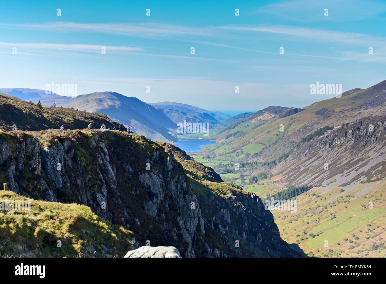 Mach Loop cad mid wales Machynlleth Wales Uk Low flying area landscape ...