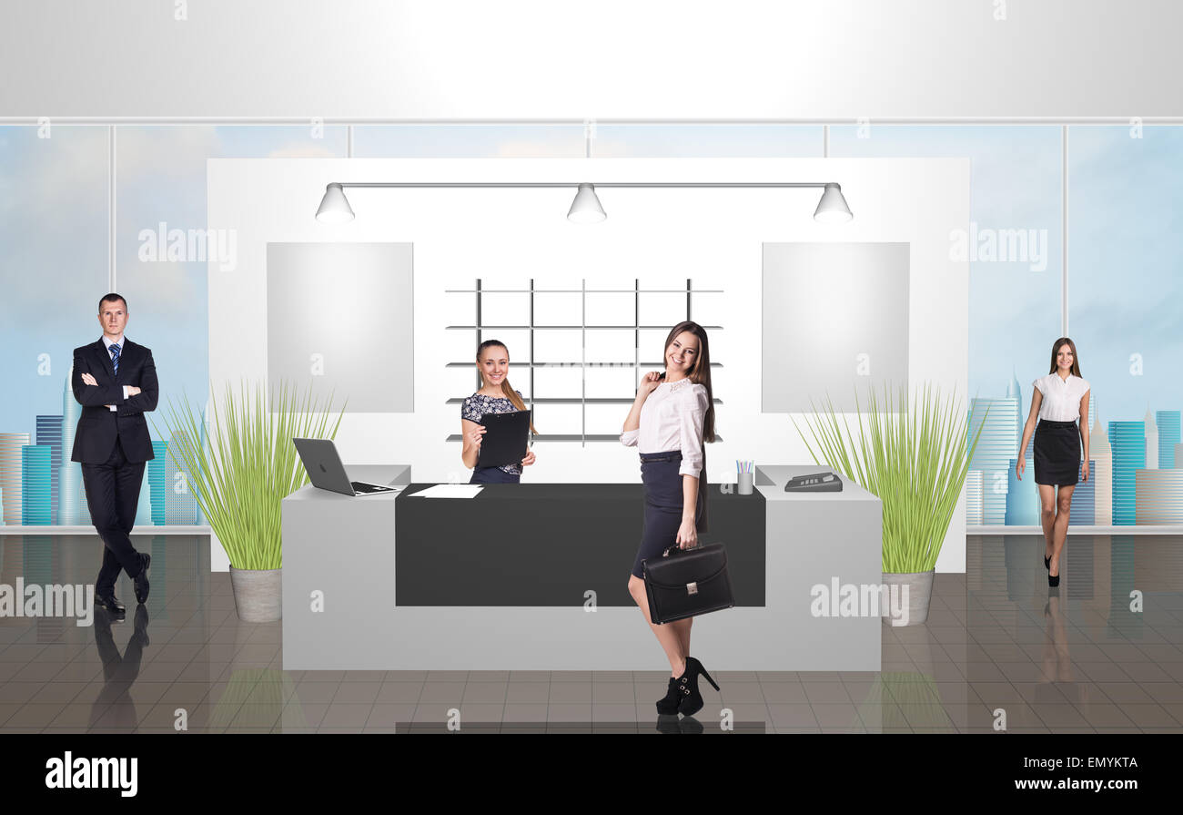 Reception of office hi-res stock photography and images - Alamy