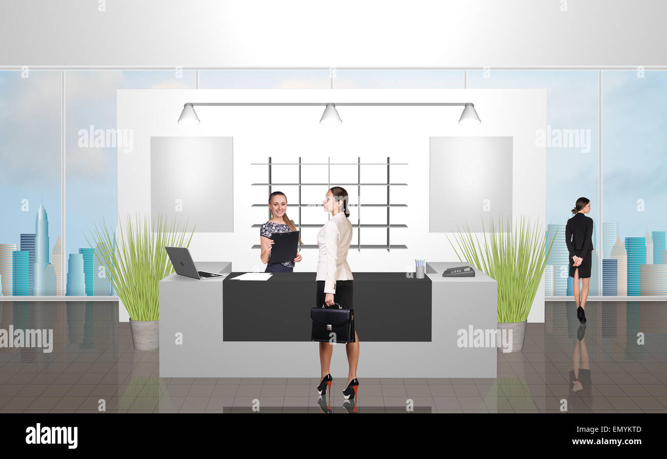 Boy at reception desk hi-res stock photography and images - Alamy