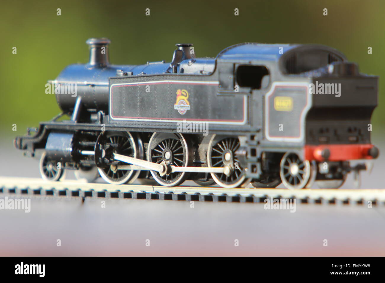 A series of images showing Model Railways, trains, locomotives, wagons ...