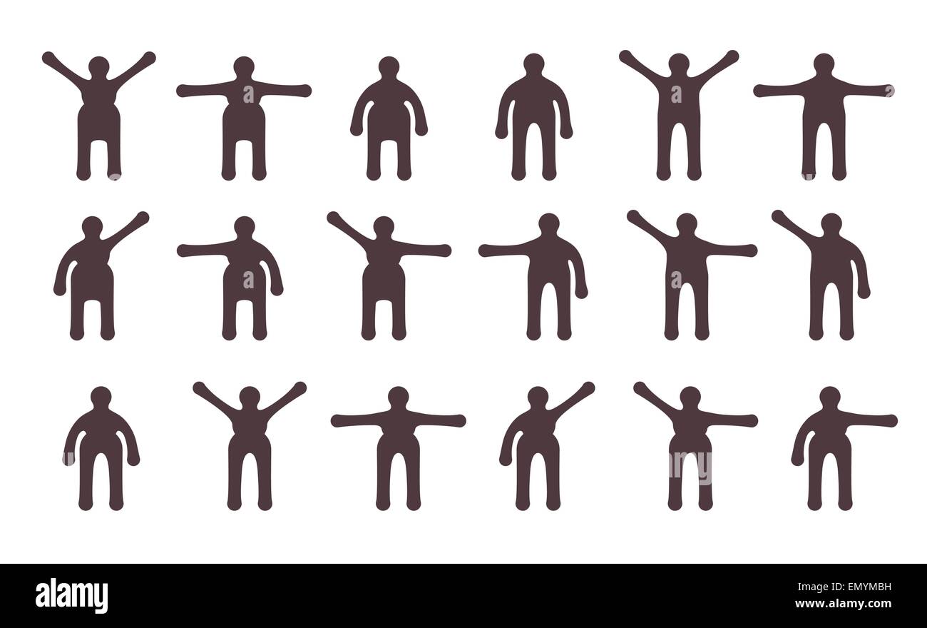 Person icon movement hi-res stock photography and images - Alamy