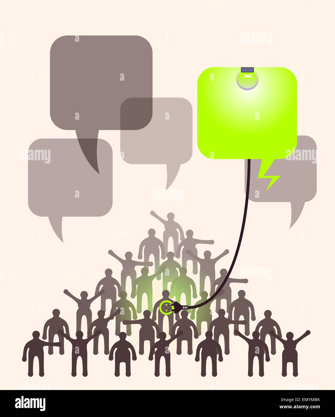 Idea people Stock Vector Images - Alamy