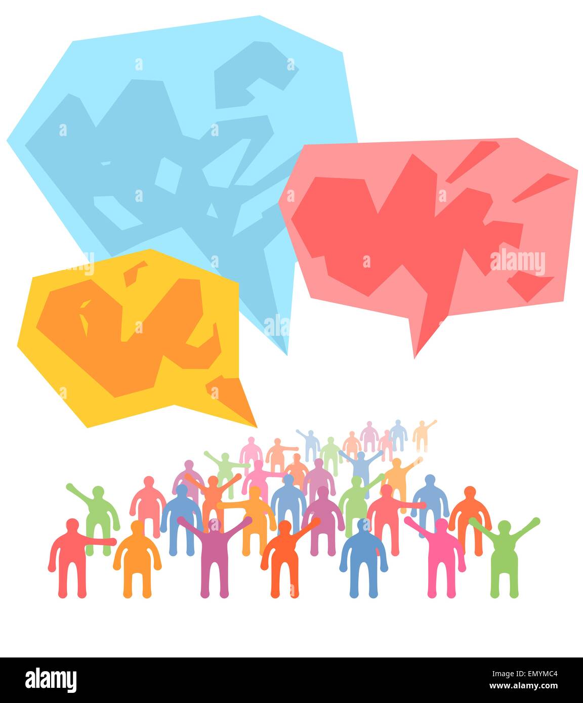 People idea icon outline Cut Out Stock Images & Pictures - Alamy