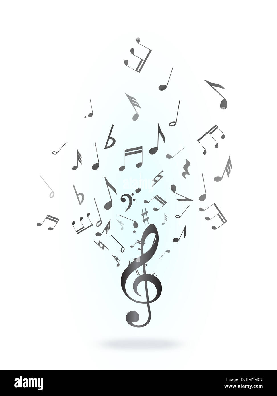 Treble g clef hi-res stock photography and images - Alamy