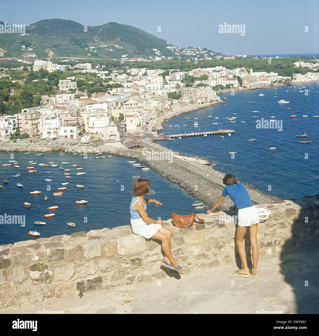 Italien/ Insel Ischia, Ischia Ponte Stock Photo - Alamy