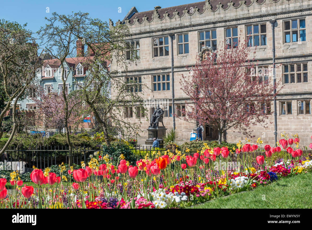 Shrewsbury town Library. Shropshire. England. UK Stock Photo - Alamy