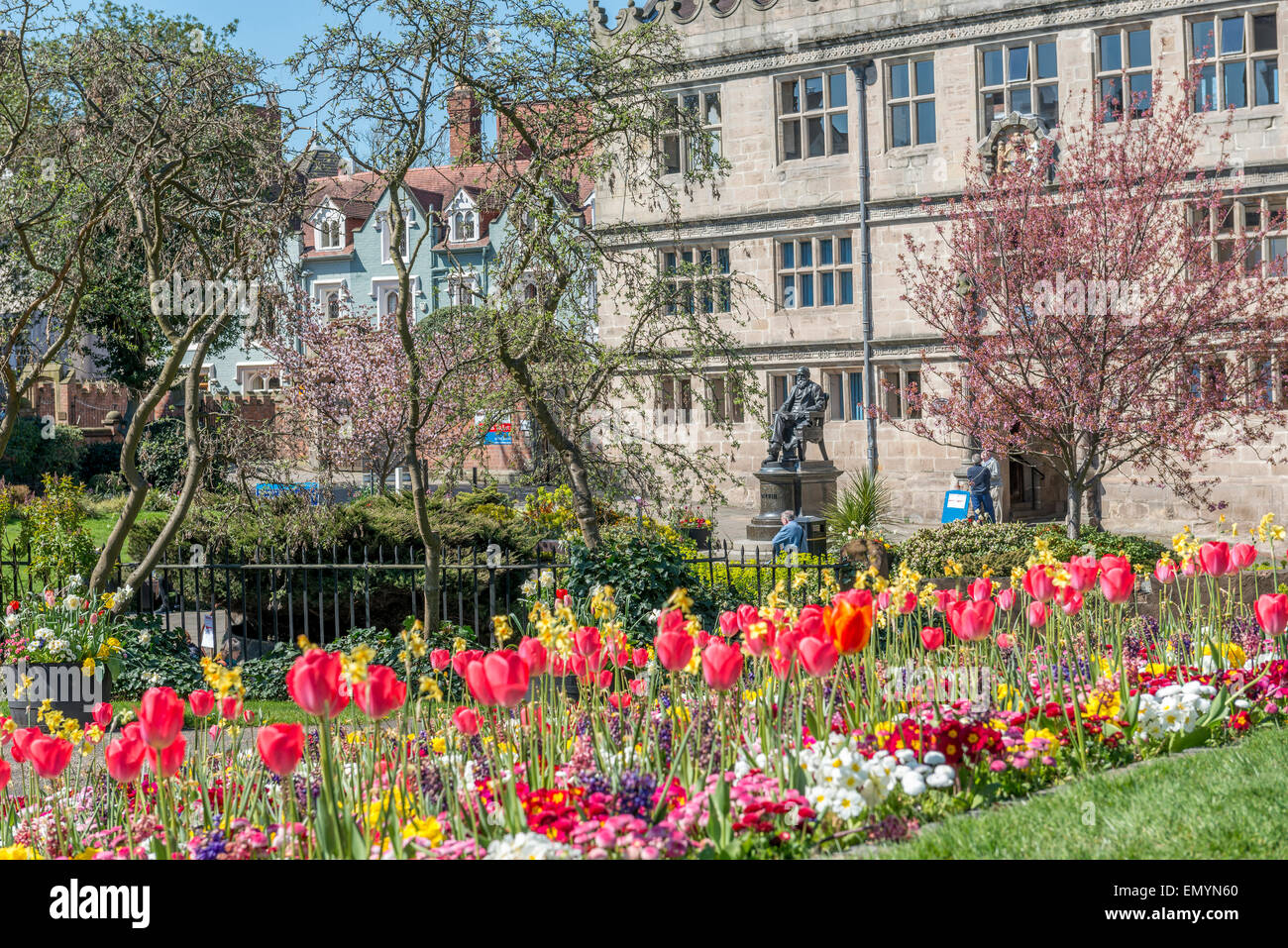 Shrewsbury town Library. Shropshire. England. UK Stock Photo - Alamy
