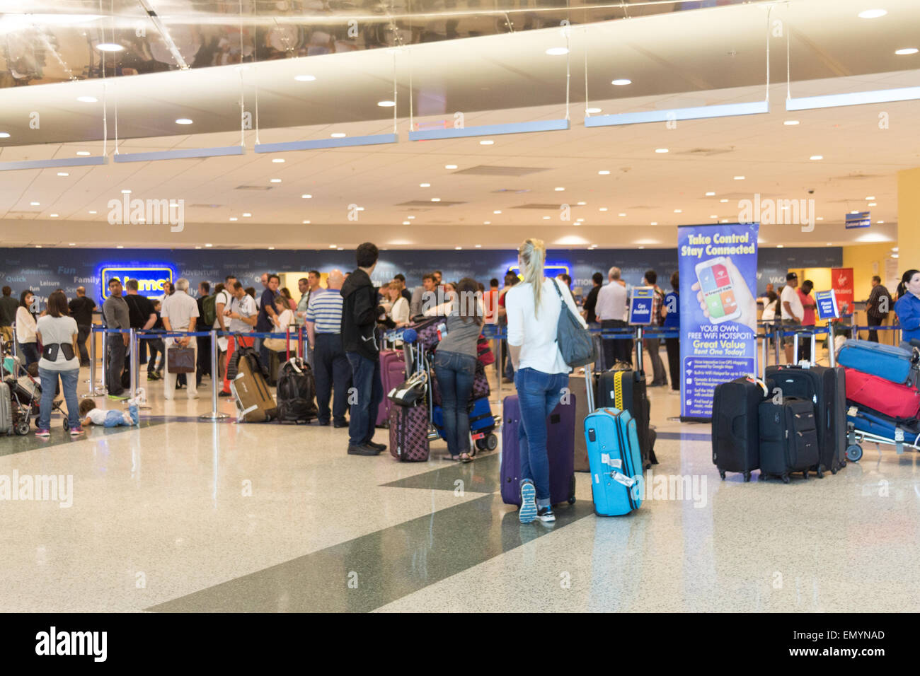 Car rental zone hi-res stock photography and images - Alamy