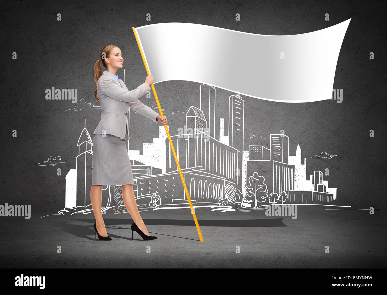 Holding flag flagpole hi-res stock photography and images - Alamy