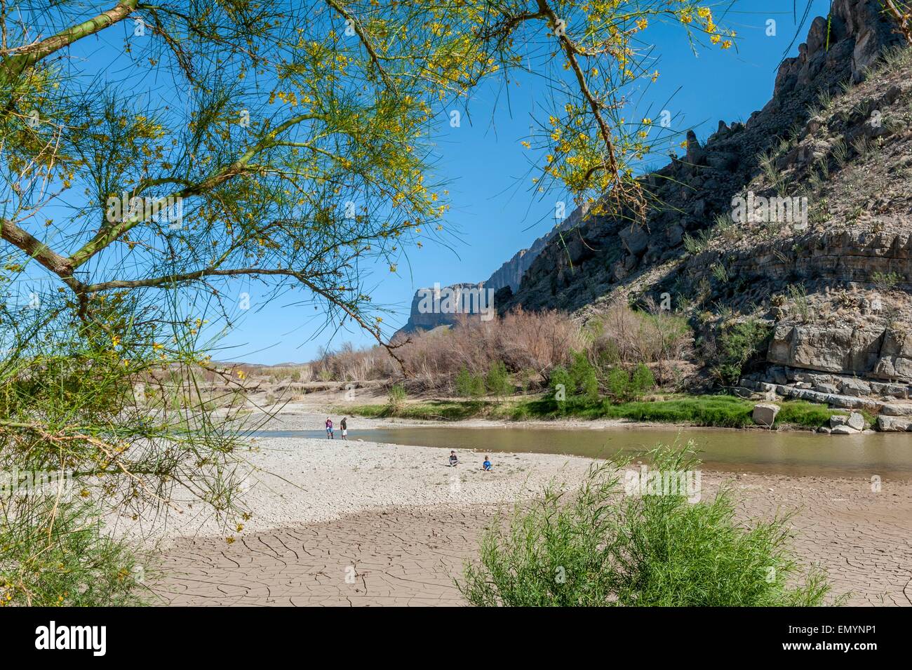 Santa Elena Canyon. Big Bend National Park. Texas. USA Stock Photo - Alamy
