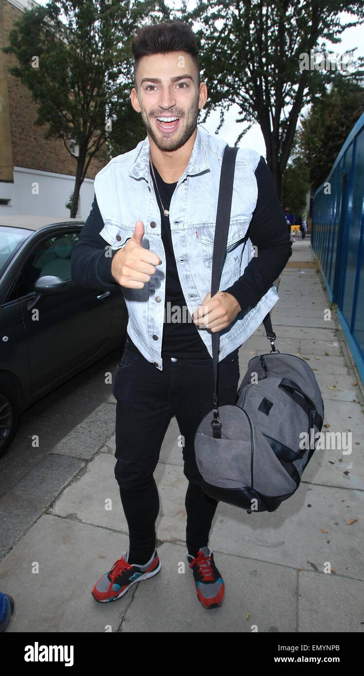 X Factor final contestants arrive at music studio rehearsals. Featuring ...