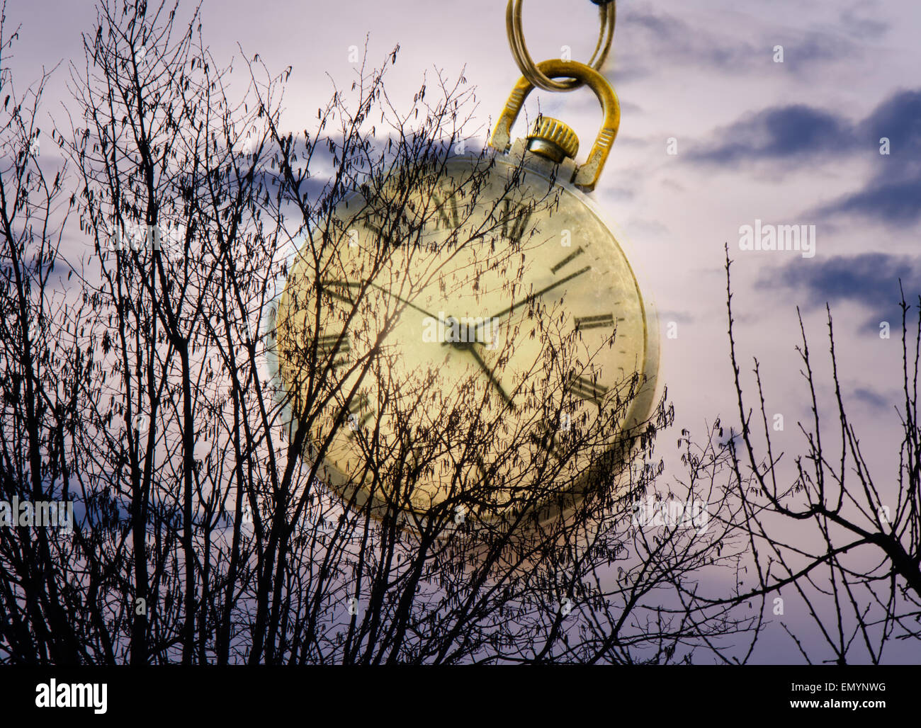 Dramatic picture of the watch Stock Photo - Alamy