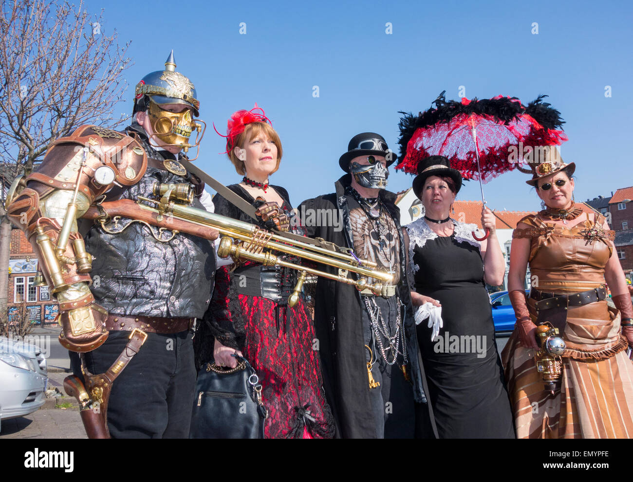 Whitby goth festival 2015 hi-res stock photography and images - Alamy