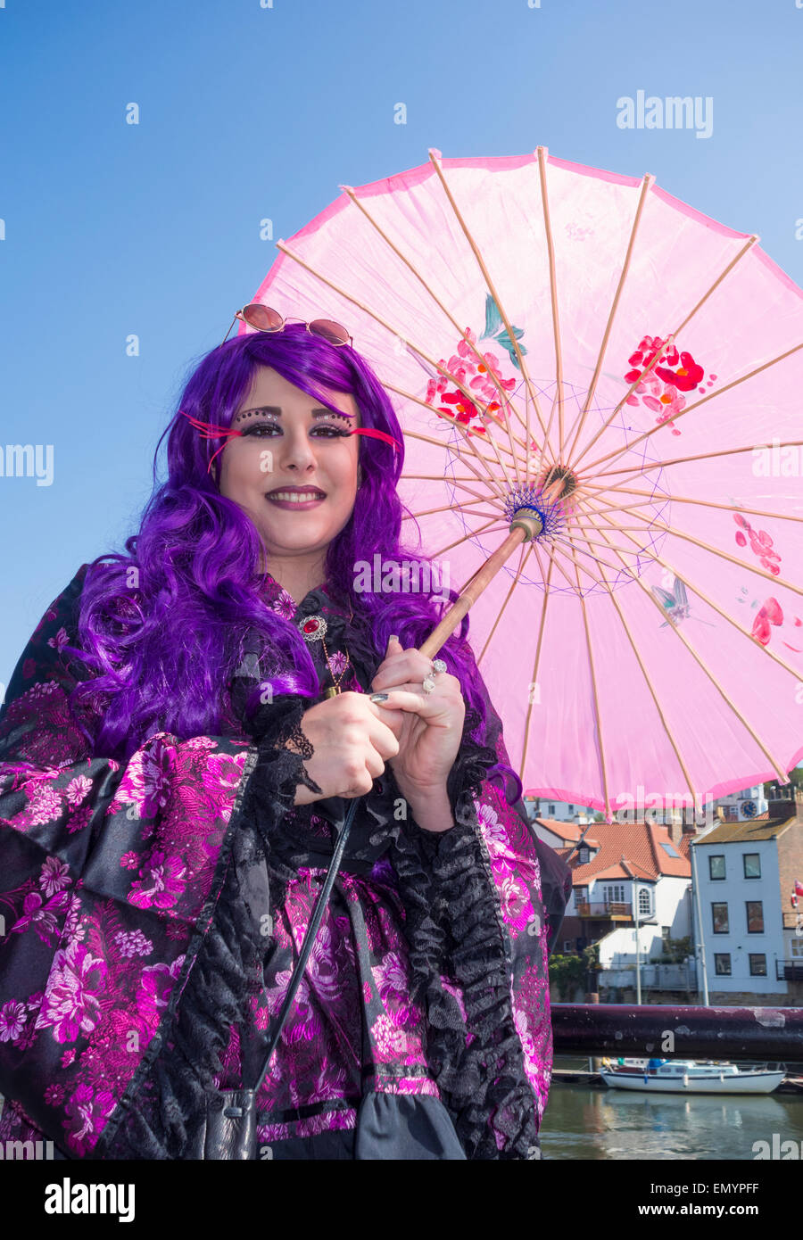 Whitby goths female hi-res stock photography and images - Alamy