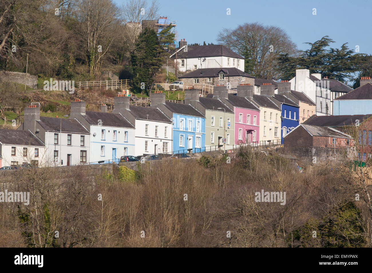 Llandeilo houses hi-res stock photography and images - Alamy