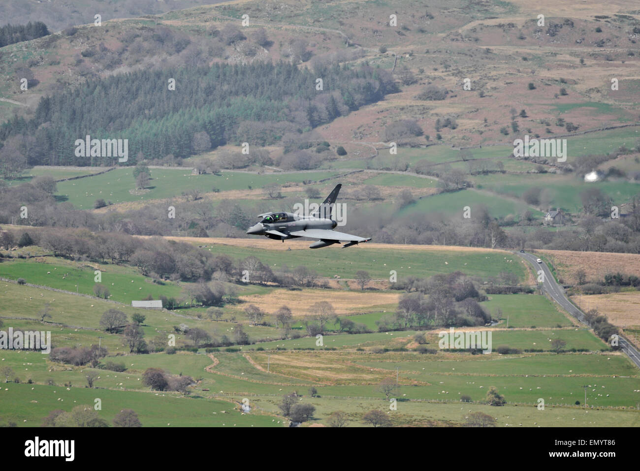 Mach Loop cad mid wales Machynlleth Stock Photo - Alamy
