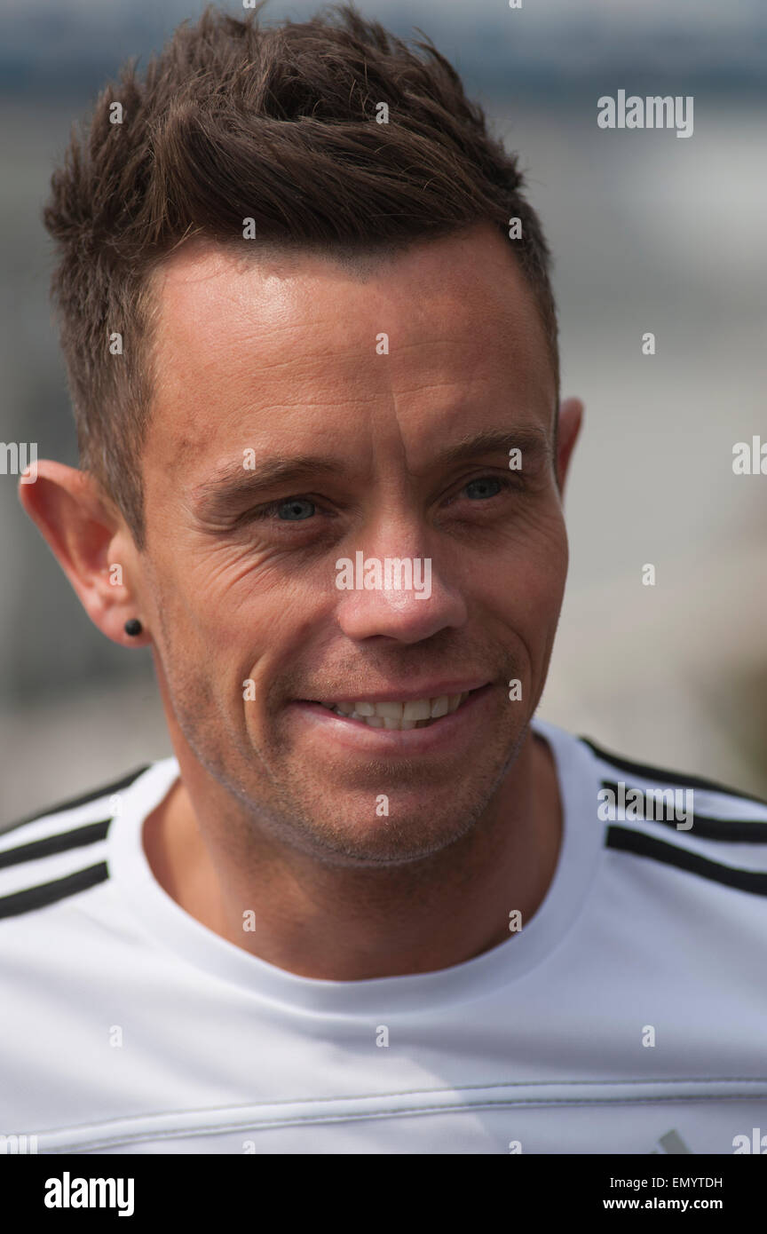 Tower Hotel, London, UK. 23rd April, 2015. Celebrity runners attend the ...