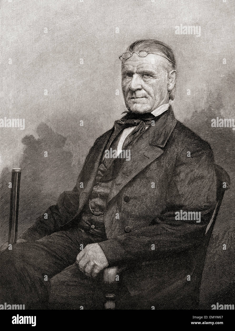 Edward Thompson Taylor, 1793–1871. American Methodist minister Stock ...
