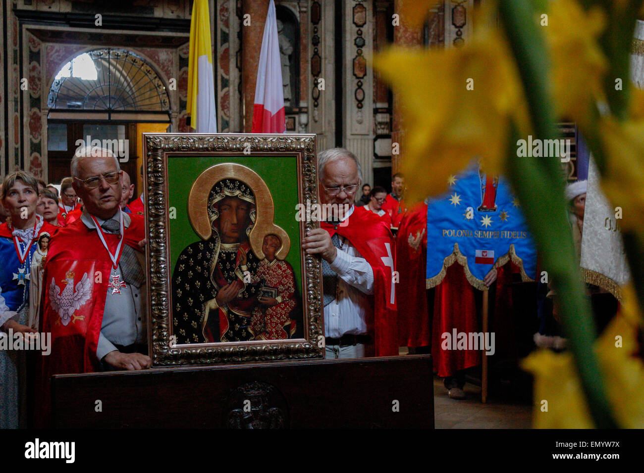 Holy shroud of the virgin hi-res stock photography and images - Alamy