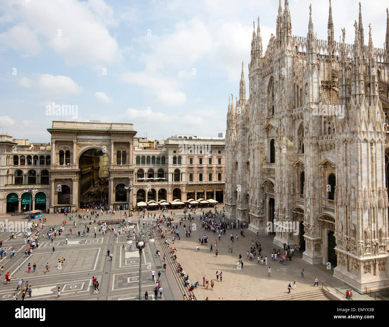 Italy milano galleria hi-res stock photography and images - Alamy