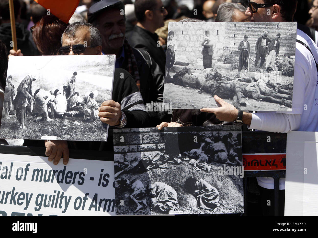 Jerusalem, Jerusalem, Palestinian Territory. 24th Apr, 2015. Armenians ...