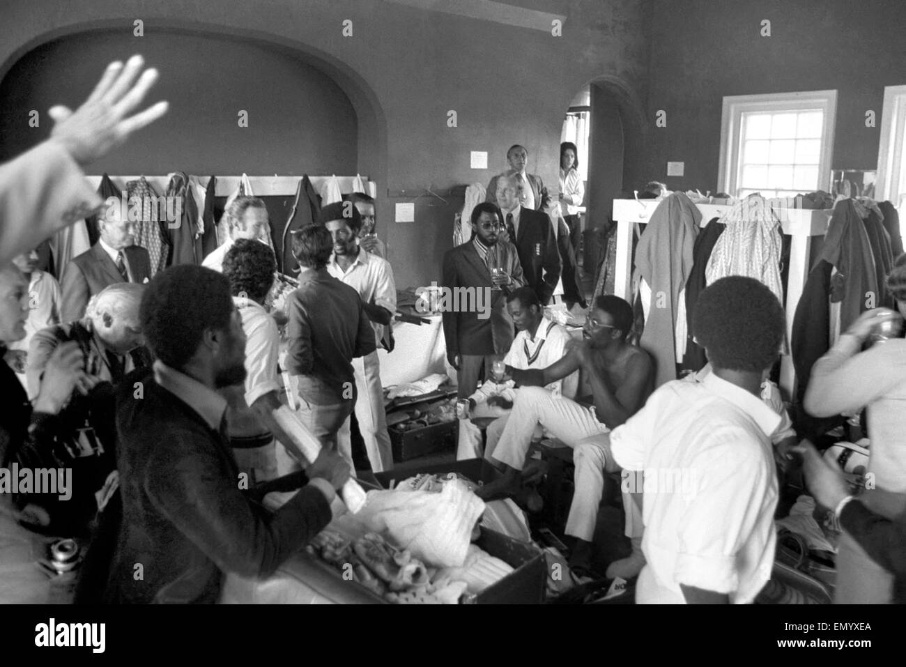 Indian cricket dressing room hi-res stock photography and images - Alamy