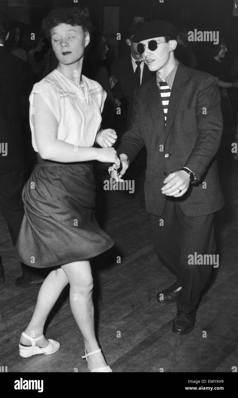 A young couple dancing at Club Be-Bop in High Cross, Tottenham, North ...