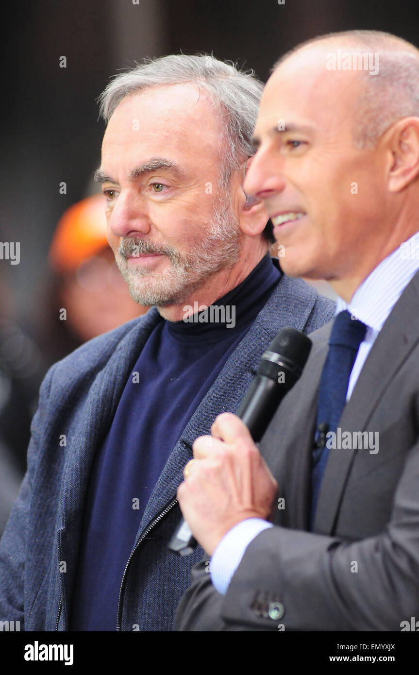 Neil Diamond performing on the 'Today' show as part of the Toyota ...