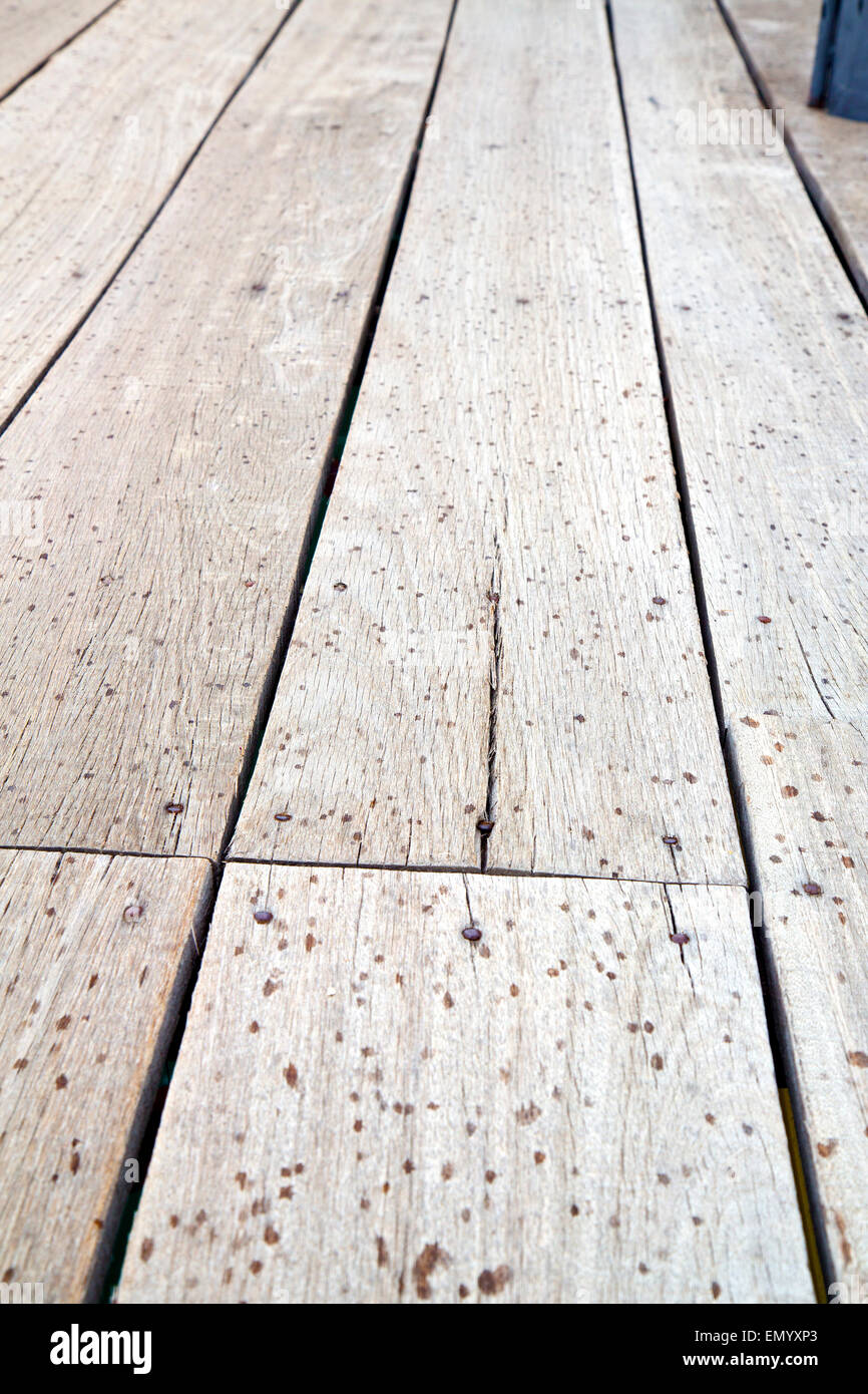 thailand kho samui abstract texture of a brown wood pier Stock Photo ...