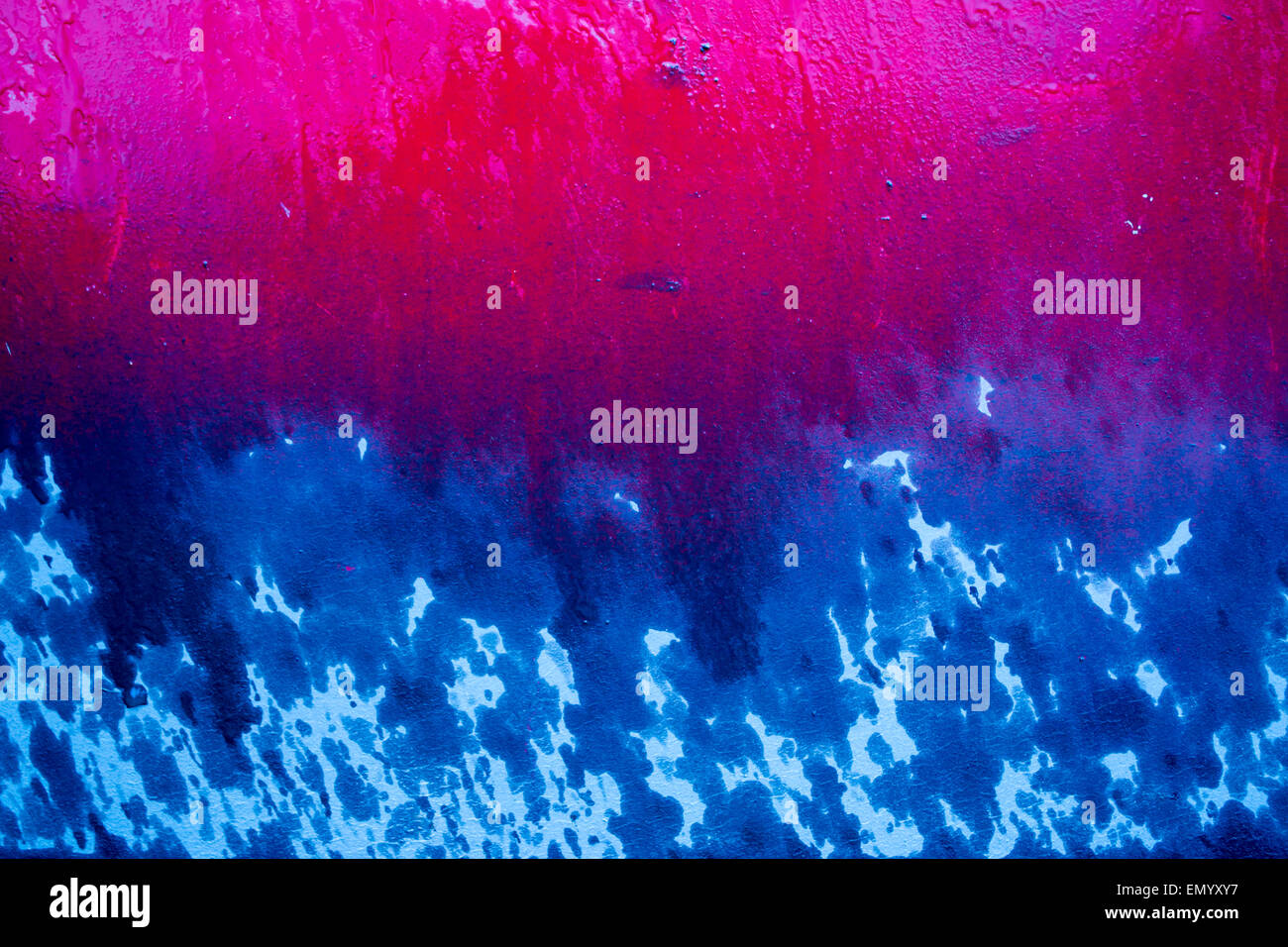 Rain specks on a dirty dusty red metallic surface Stock Photo - Alamy