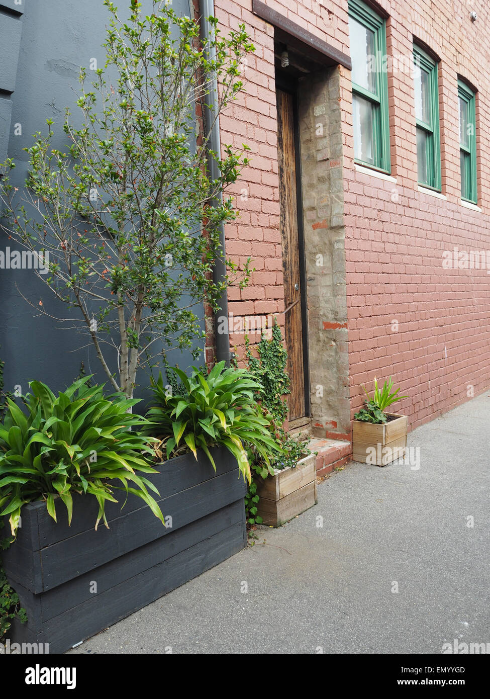Urban back garden hi-res stock photography and images - Alamy
