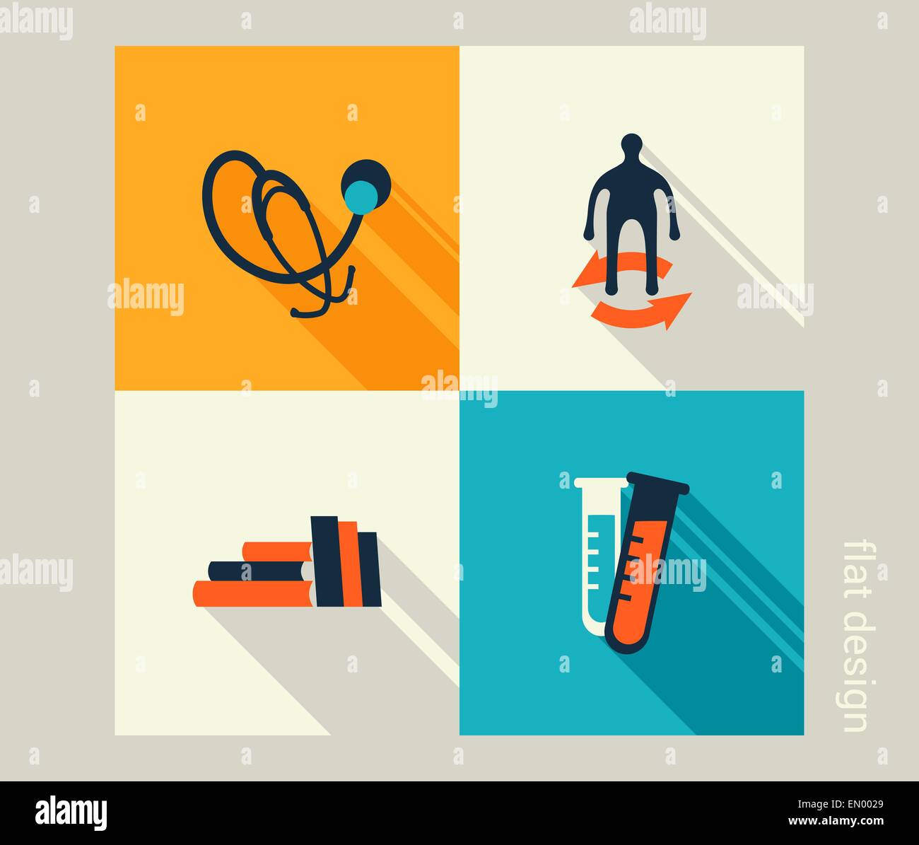 Healthcare service icons set hi-res stock photography and images - Alamy