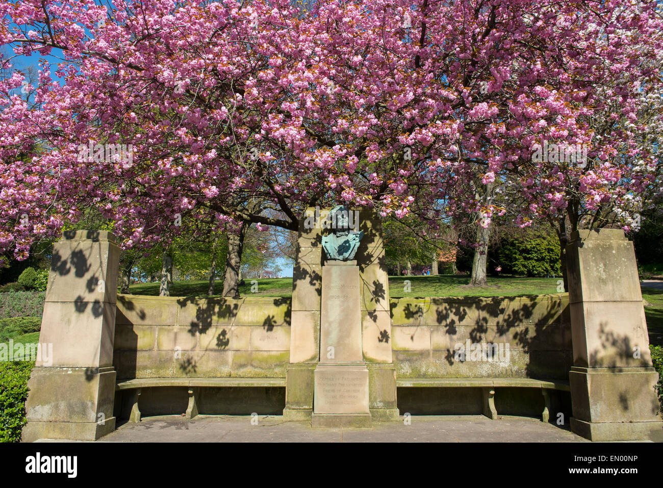 Spring at the Arboretum Park in Nottingham City Centre, Nottinghamshire ...