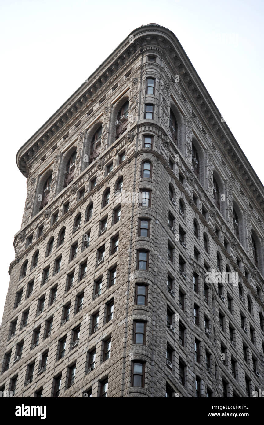 The Flat Iron Building, the worlds first skyscraper, in New York city ...