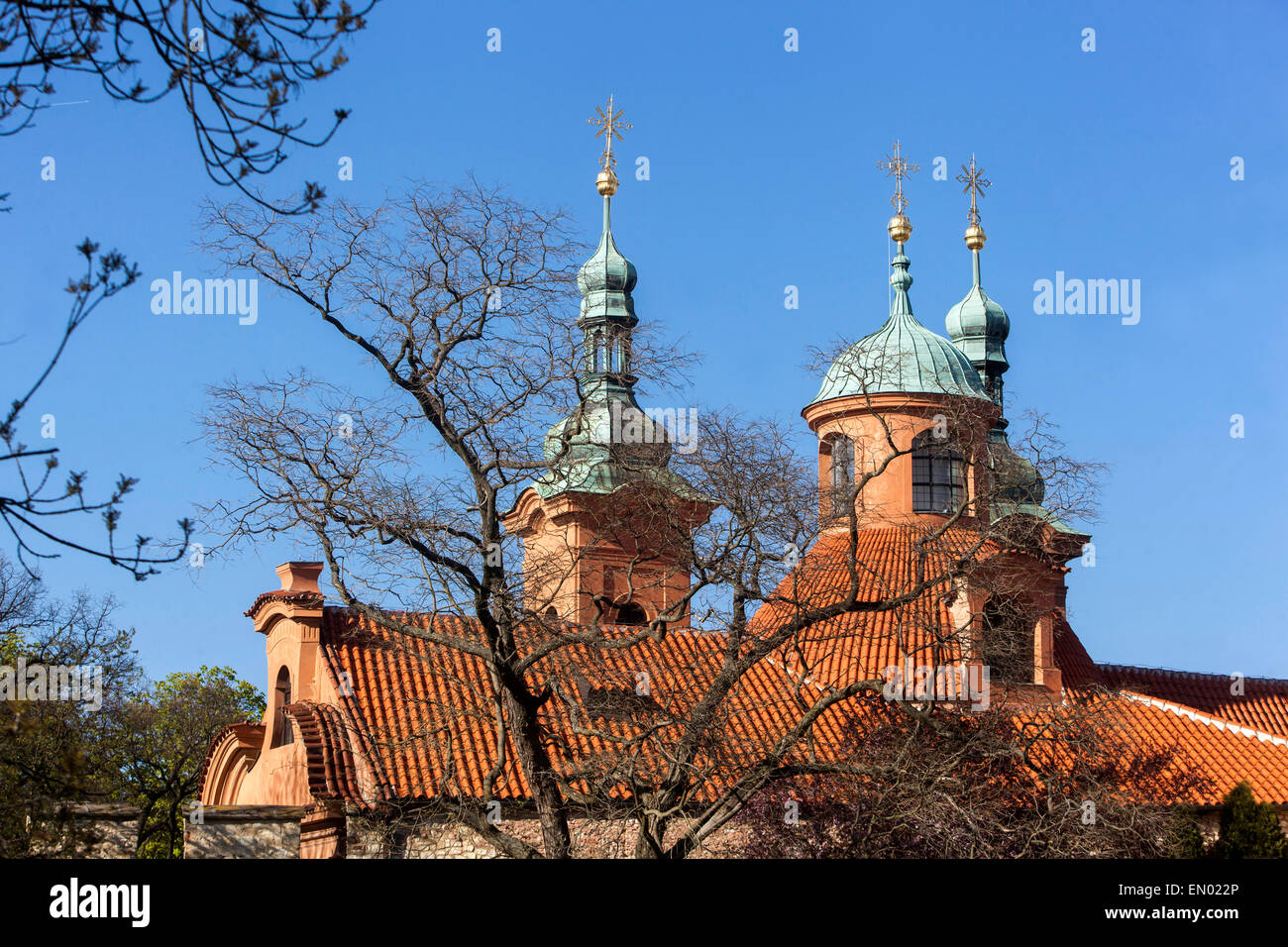 St. Lawrence Church, Petrin hill, Prague, Czech Republic Stock Photo ...