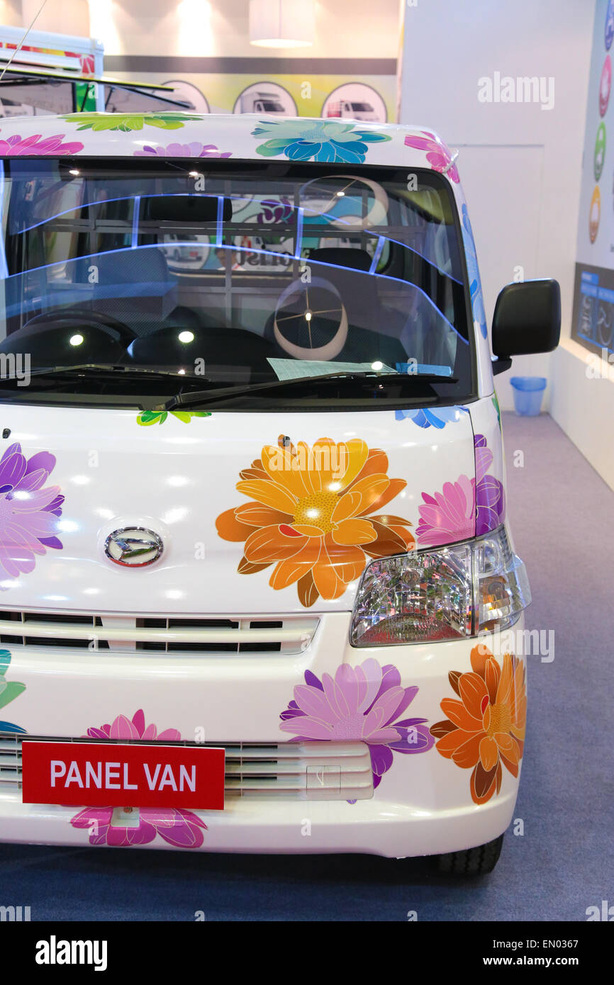 Daihatsu Gran-Max panel van display unit at KL International Motorshow ...