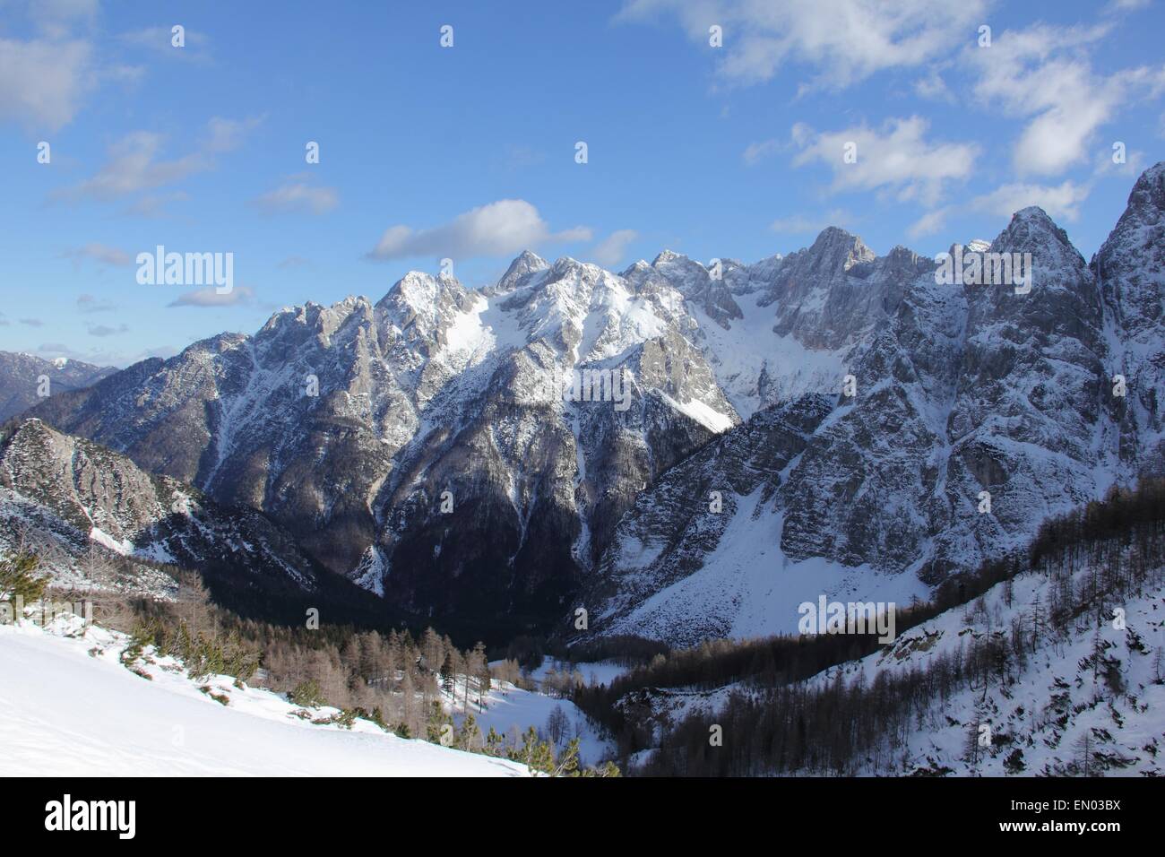 Mountains in Julian Alps Stock Photo - Alamy