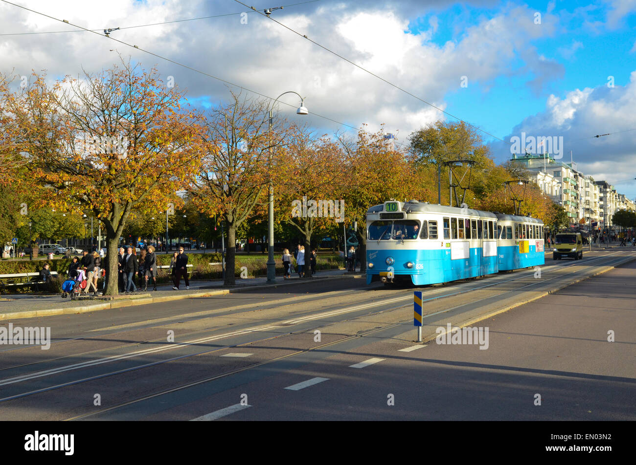 Gothenburg tram rail vasttrafik sweden transport Stock Photo - Alamy