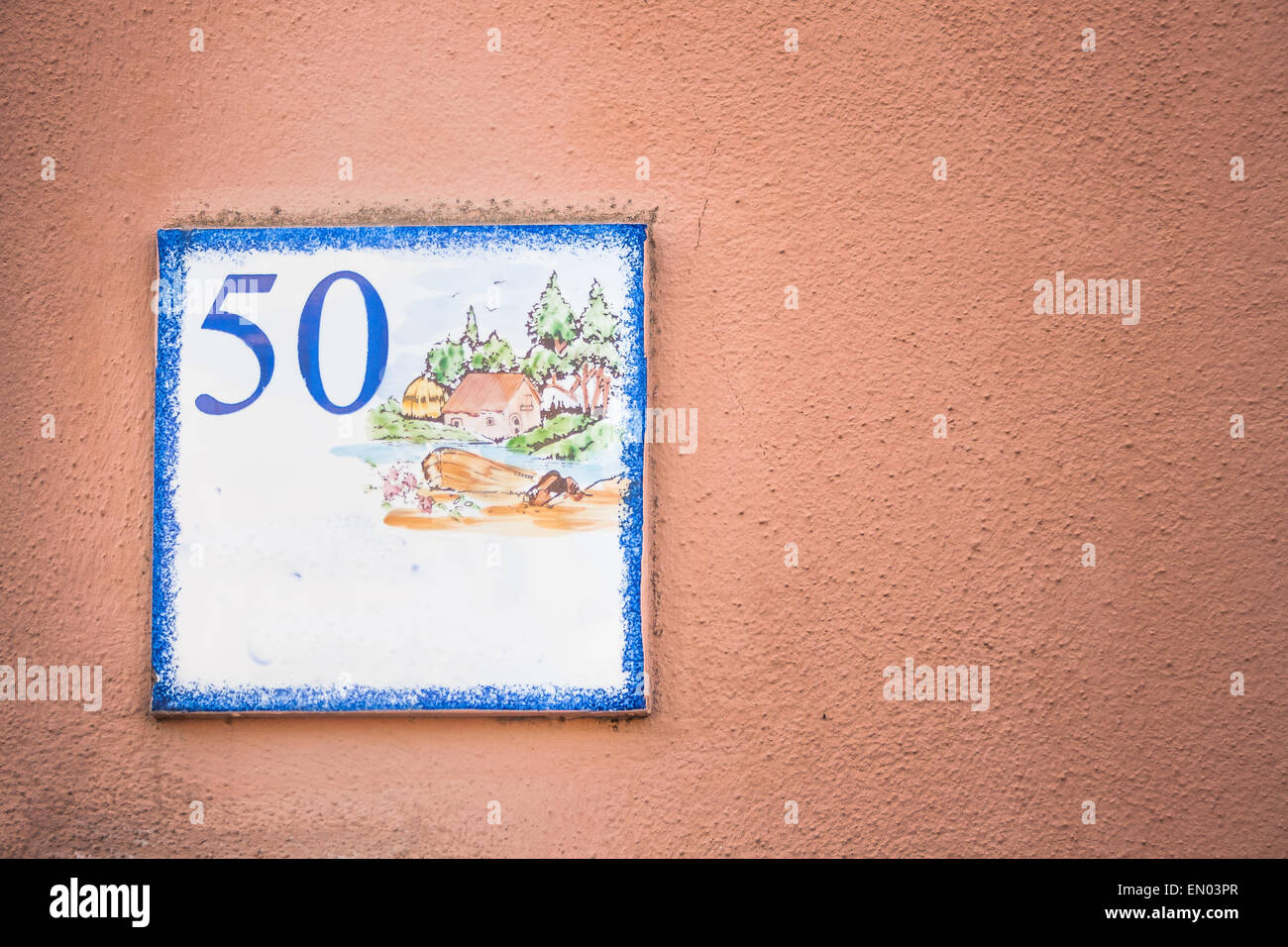 House number 50 sign hi-res stock photography and images - Alamy