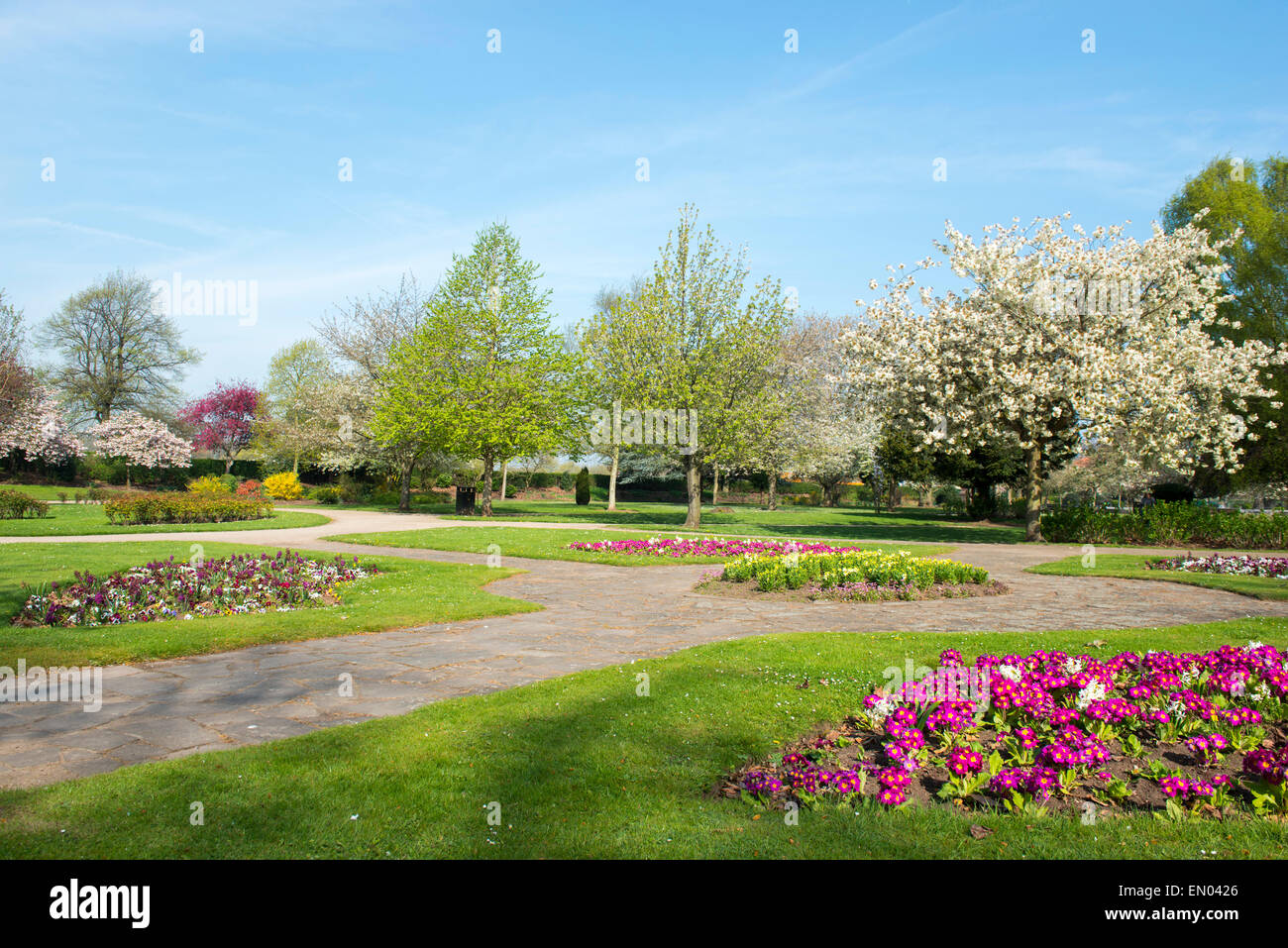 Memorial Gardens at Victoria Embankment in the Meadows, Nottingham ...