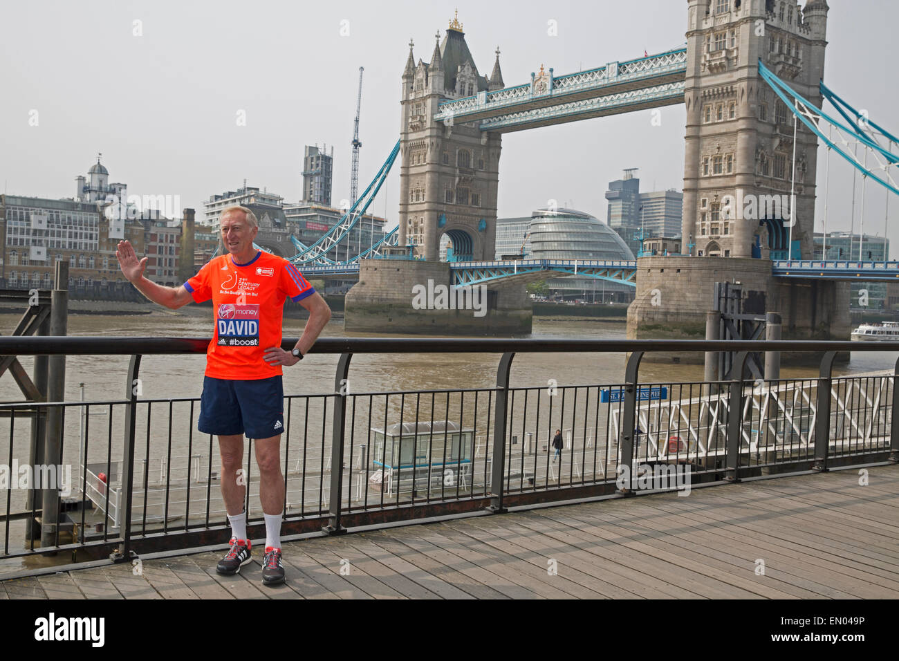 David Hemery CBE, Olympic gold medallist, attends a photocall by Tower ...