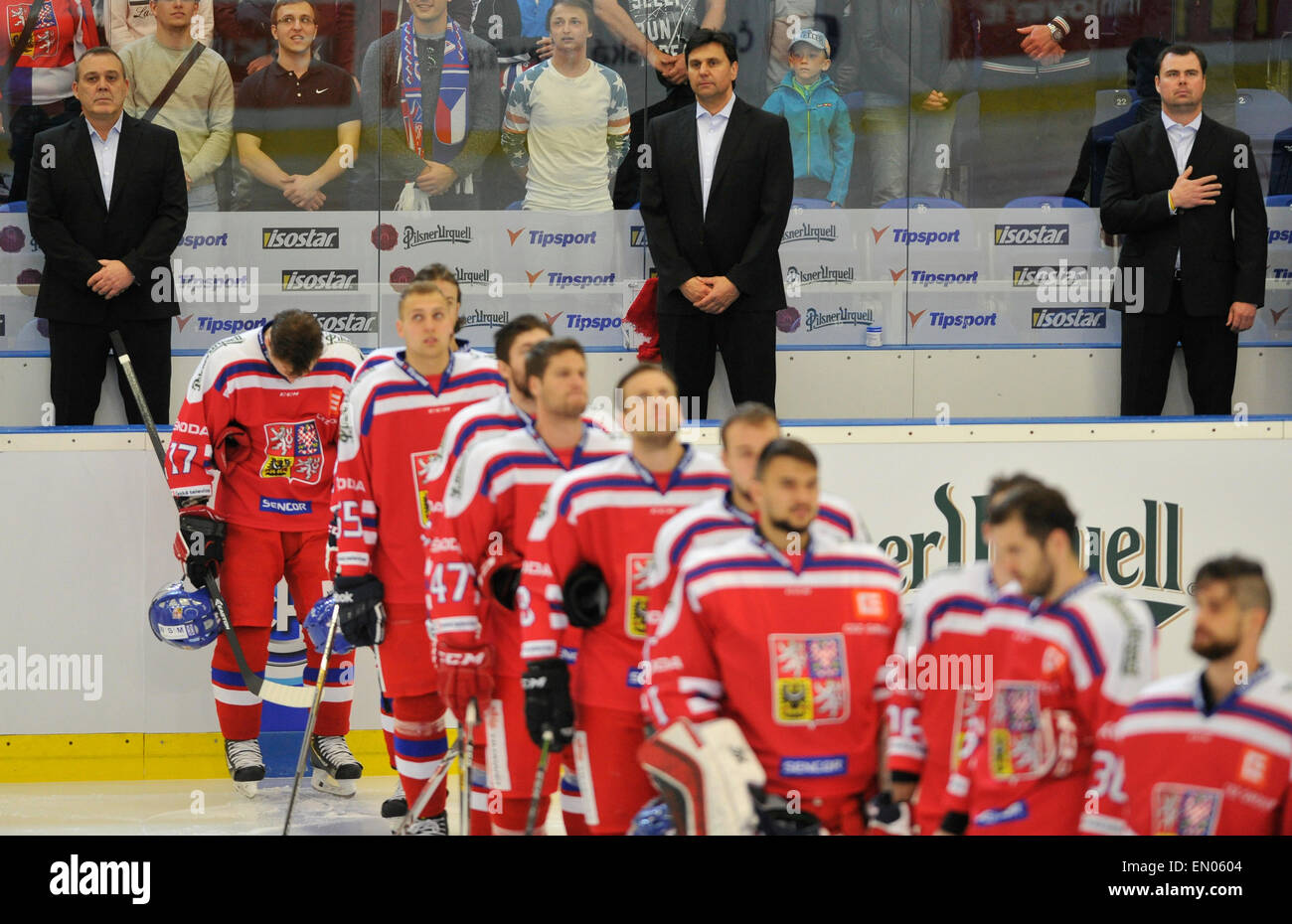 Brno, Czech Republic. 24th Apr, 2015. Czech coach Vladimir Ruzicka ...